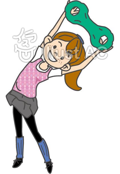 3B体操7イラスト - No: 723820／無料イラストなら「イラストAC」